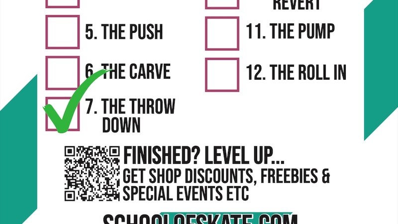 Beginner Skateboard Skills 7. The throw down - School of Skate